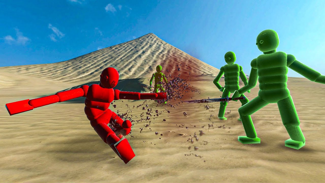 Dynamic AI Fight Each Other with Weapons in Simulations! (with Active ...