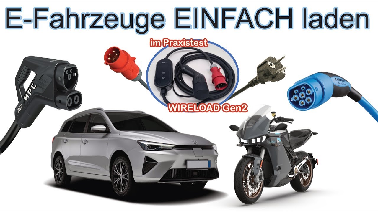 vom 300 kW CCS Gleichstrom-Lader bis zur Schuko-Steckdose ⚡ im Test ...