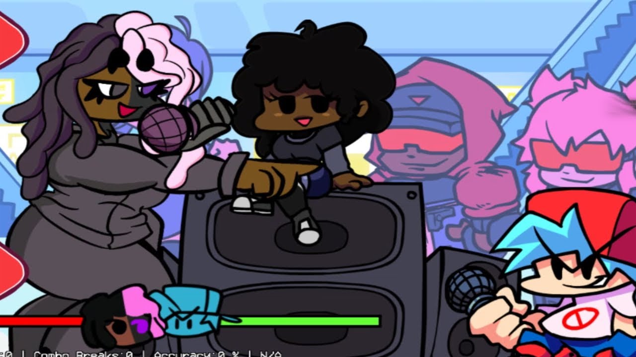 FNF vs Violet Mod - Full Week - YouTube