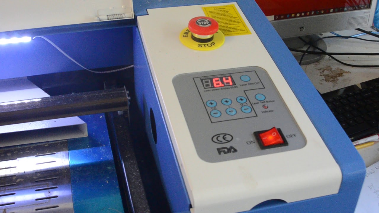 Broken laser to repair - YouTube