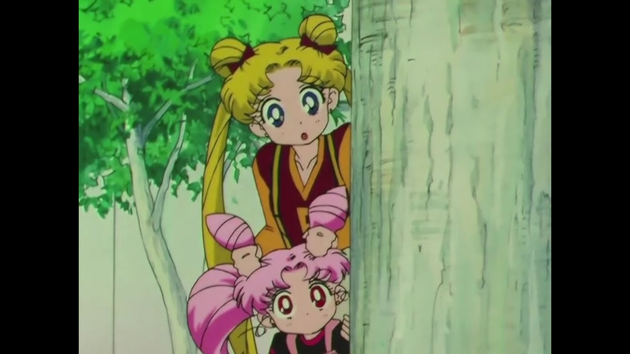 Sailor Moon SuperS Episode 152 VIZ Dub Usagi & Chibiusa Spy on Nanako ...