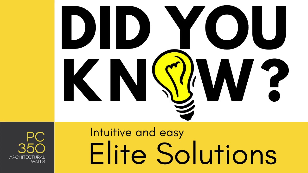 PC350 - Elite Solutions | PC350 Architectural Interior Solutions - YouTube