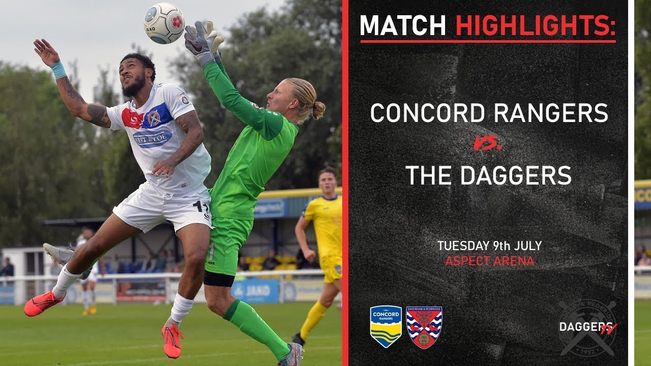 MATCH HIGHLIGHTS: Concord Rangers v Dagenham & Redbridge - YouTube
