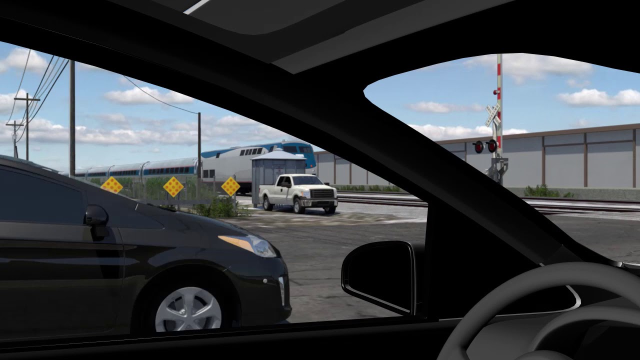 Train Crossing Accident 3D Forensic Animation - YouTube