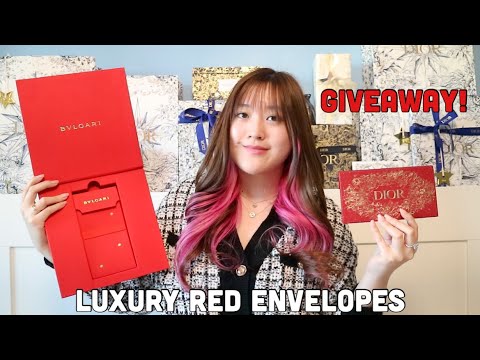 Luxury Red Envelopes GIVEAWAY- Dior, Cartier, Bvlgari, Burberry, Van ...