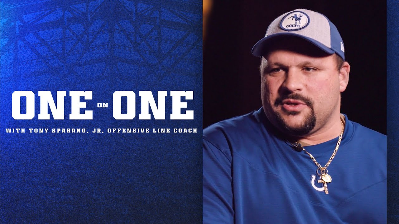 Offensive Line Coach Tony Sparano Jr. One-On-One Interview - YouTube