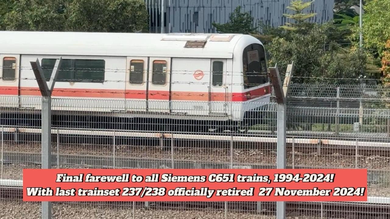Final Tribute & Farewell to all 2nd Generation Siemens C651 Trains ...