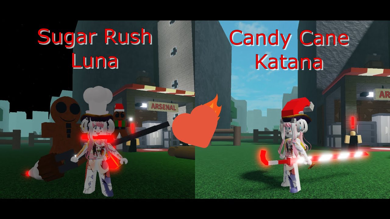 Roblox:Critical Legends Show [Candy Cane Katana and Sugar Rush Luna ...