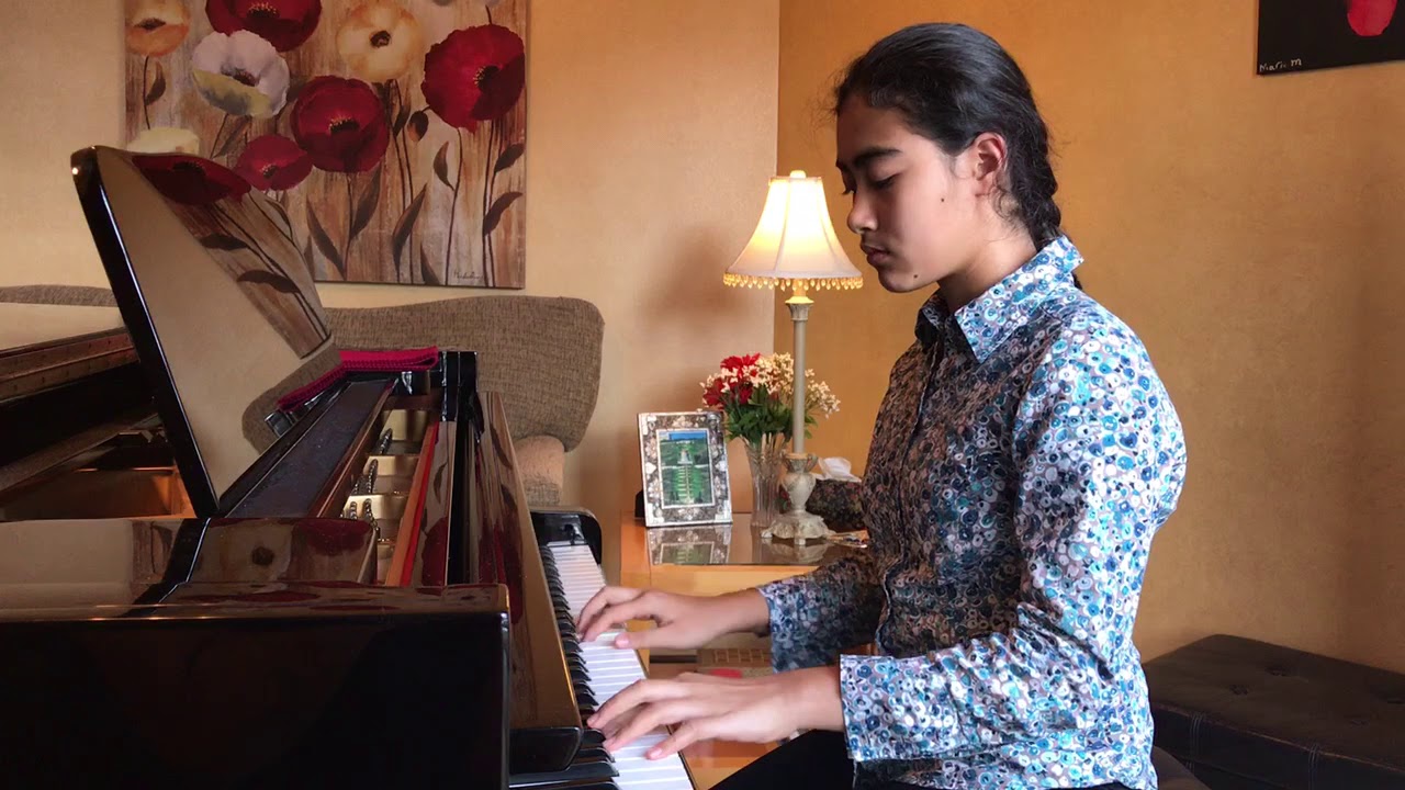 2018 Mariam Piano Song: 3. Sonatina in G Movement II by Ludwig van ...