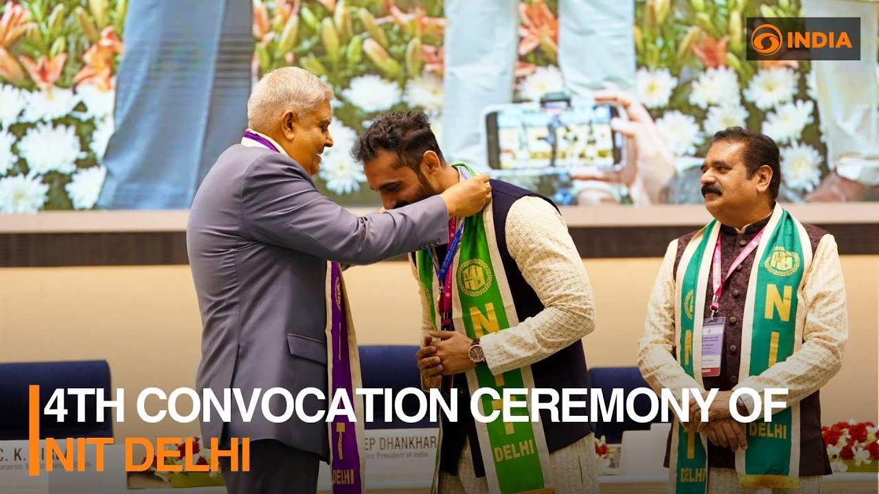 4th Convocation Ceremony of NIT Delhi | DD India - YouTube