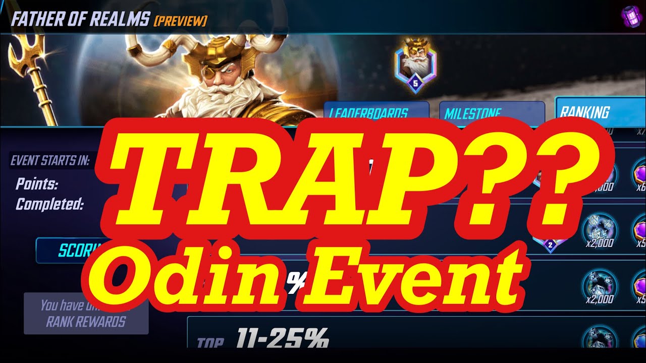 Odin Event Trap! Scope being Scope!!! Alliance Recruitment Time! Thank ...