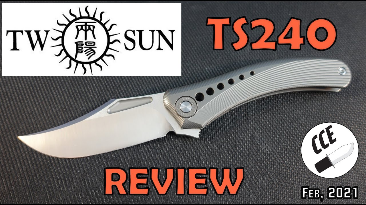 Review of the TwoSun TS240 - Titanium Bowie Flippin Folder - YouTube