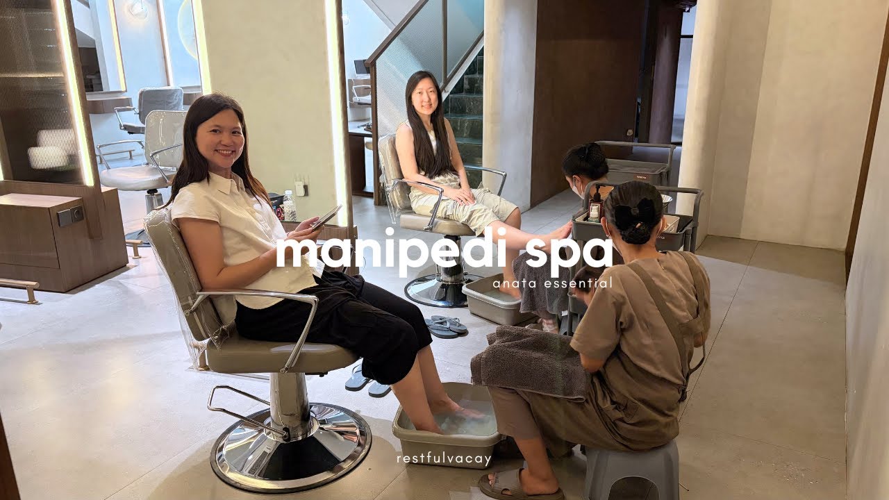 ASMR Manicure, Pedicure Spa | Anata Essential Bandung - YouTube