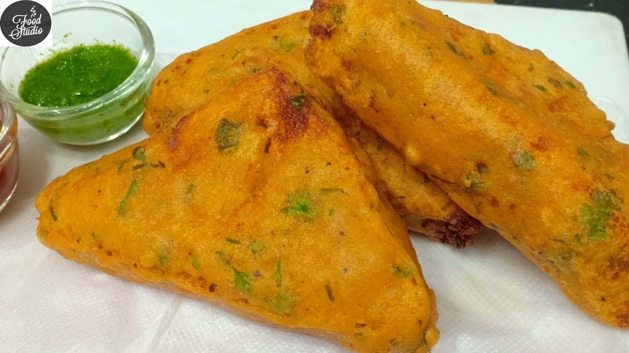 Stuffed Bread Pakoda Recipe | Aloo Bread Pakora | How To Make Bread ...