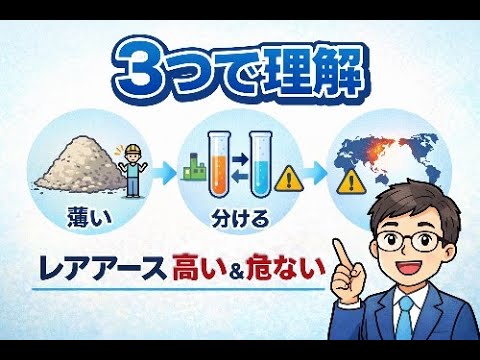 レアアースは“レアじゃない”のに高騰する3つの理由 - YouTube