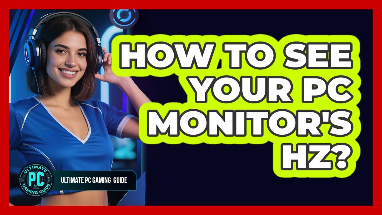 How To See Your PC Monitor's Hz? - YouTube