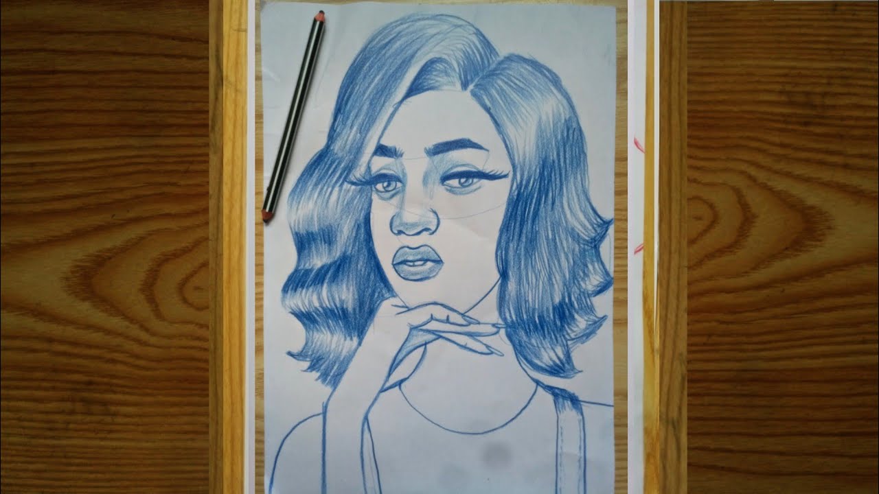 how to draw a beautiful girl , how to draw a woman step by step , girl ...