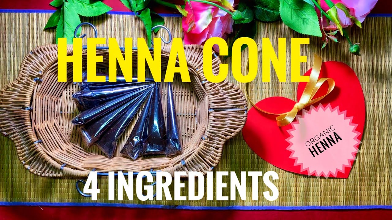 Super simple henna recipe | Homemade henna cone (organic) | Henna cone ...