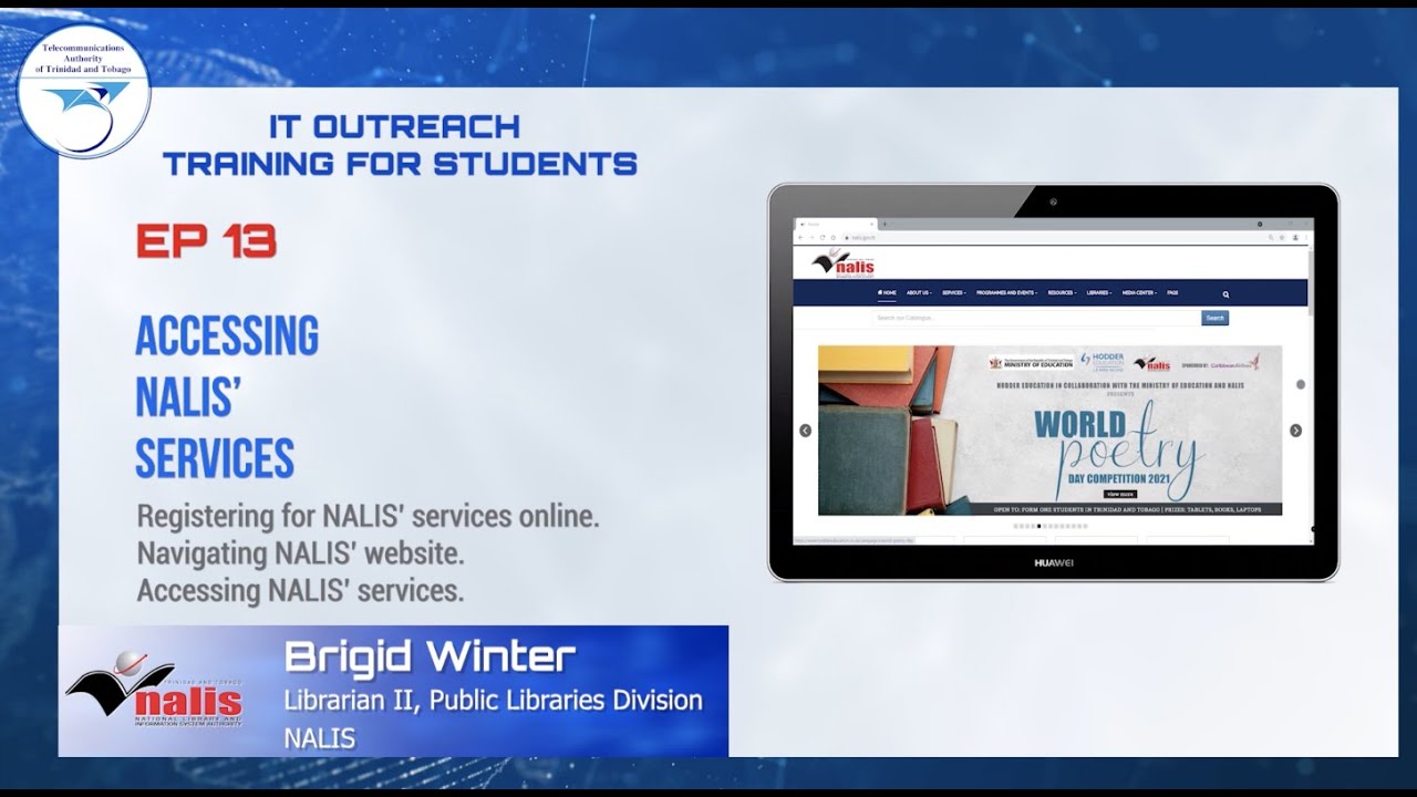 Accessing NALIS Services - Online - YouTube