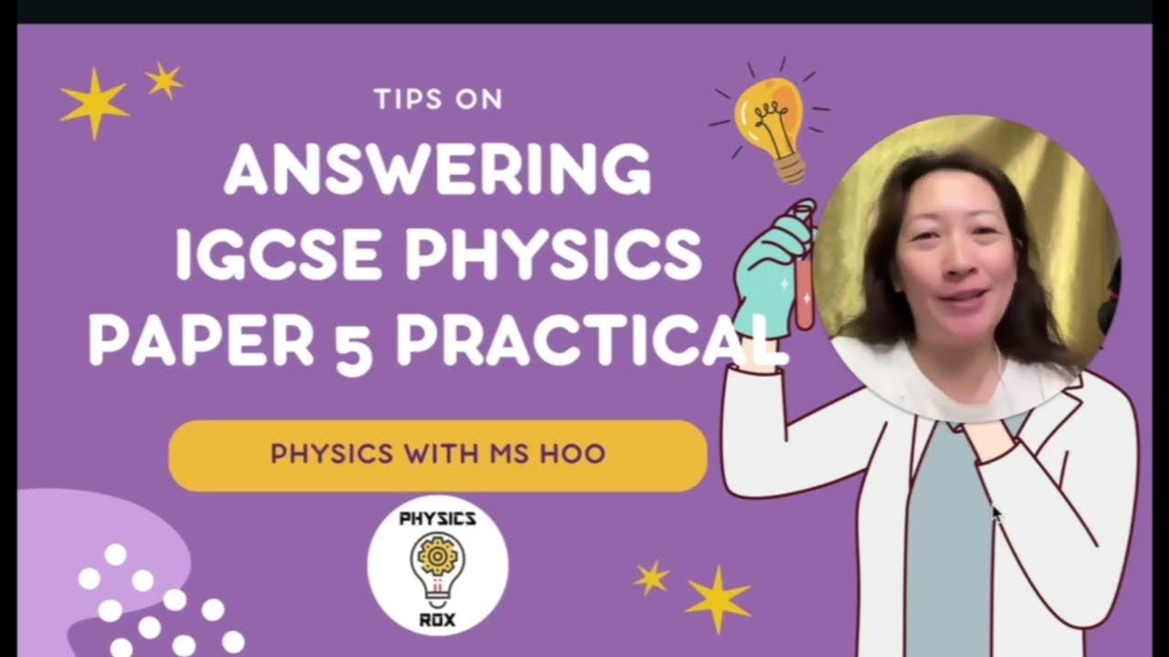 Tips on answering IGCSE Physics Paper 5 (Practical Paper) - IGCSE ...