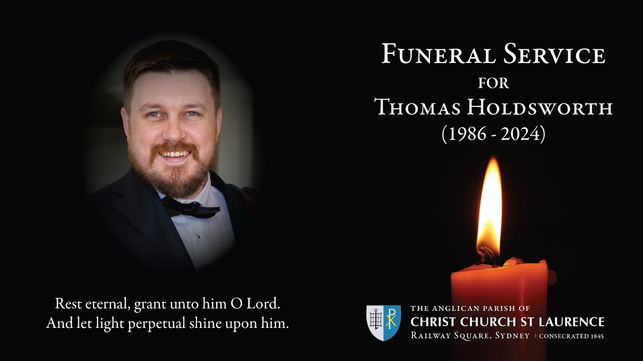 Requiem Mass for Thomas Holdsworth (Tuesday 26 November at 10.30am) - YouTube