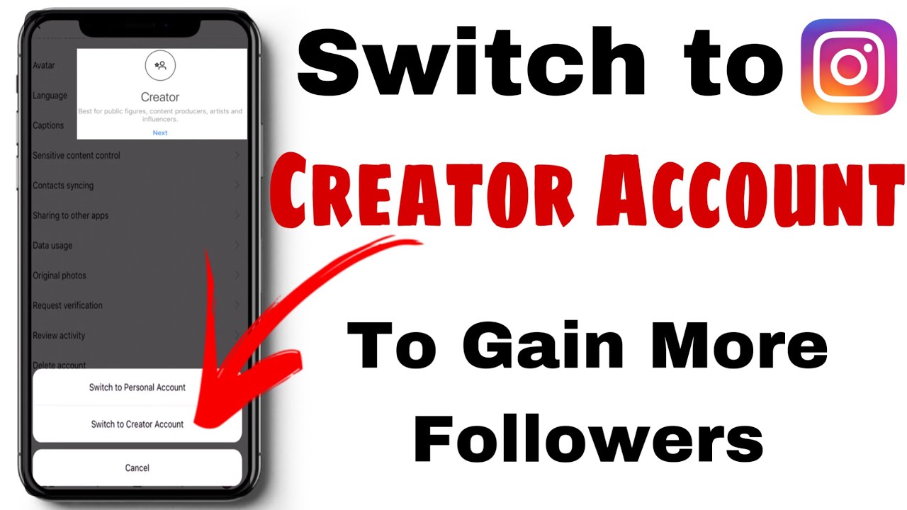 How to Switch To Creator Account on Instagram to Gain More Followers ...