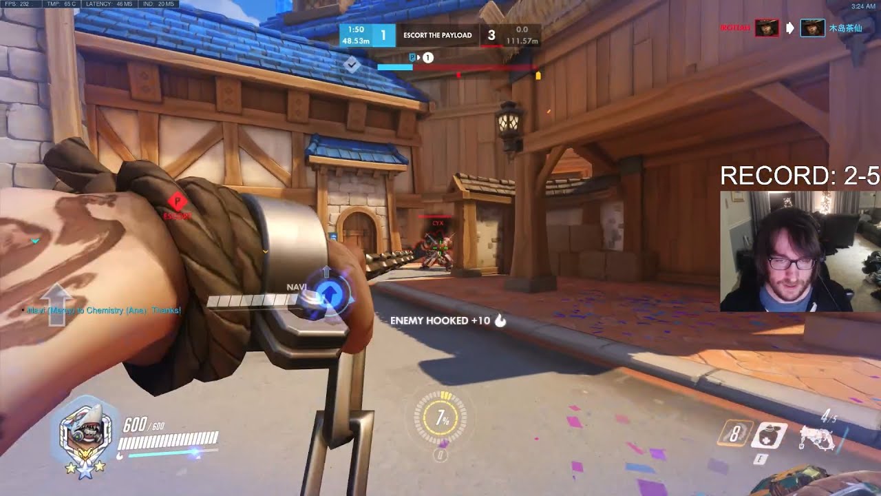 20K DMG! HARBLEU vs CYX! ROADHOG GAMEPLAY OVERWATCH SEASON 34 TOP 500 ...