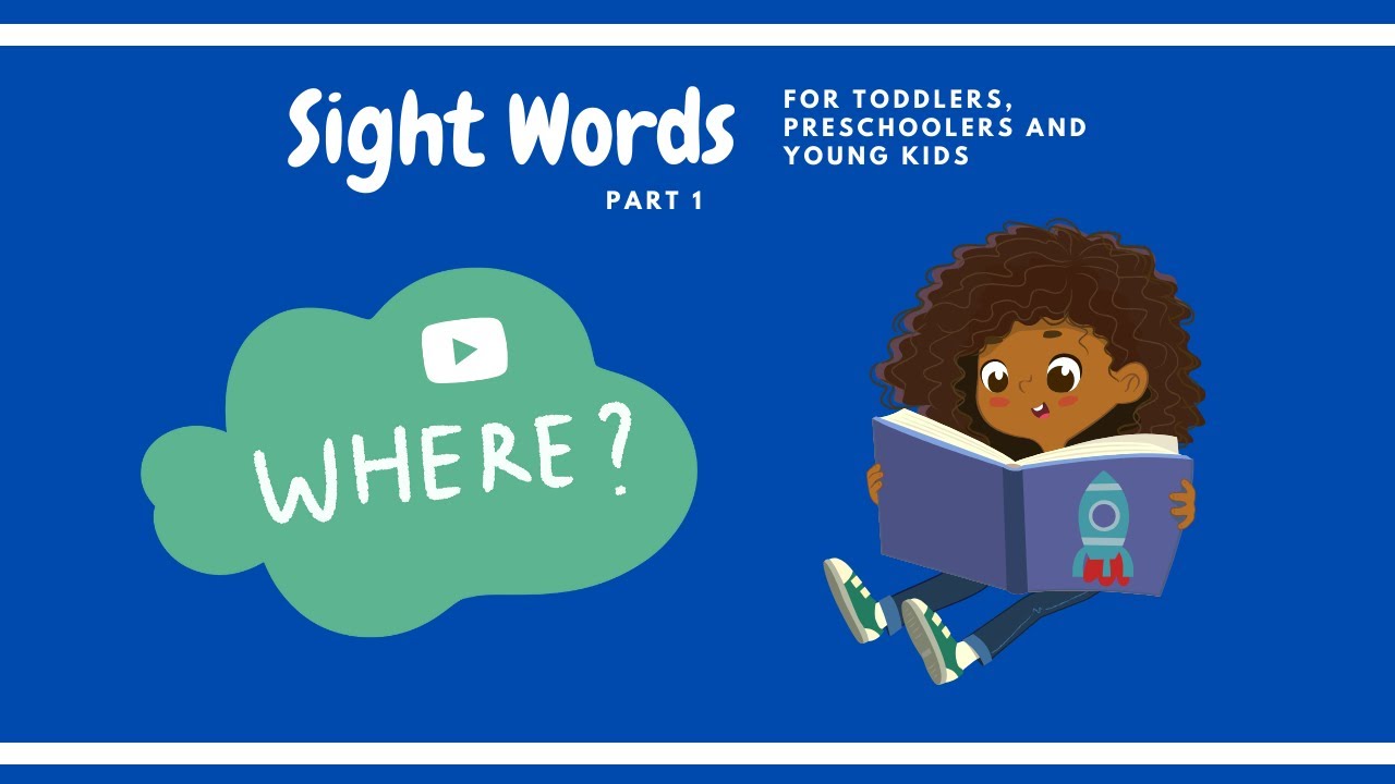 Sight Words 1 - Learning Video - Kiddos Creative - YouTube