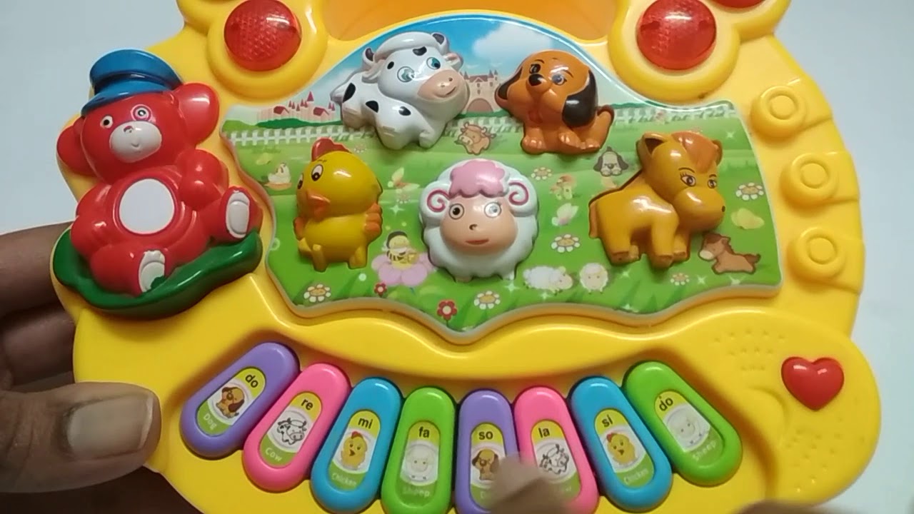 Musical Toys piano | Animal sounds | Toys for kids - YouTube