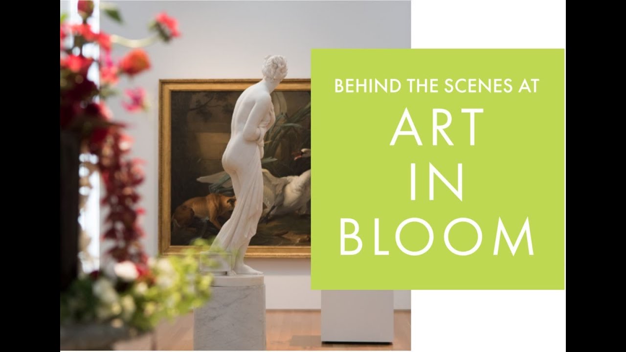 Behind the Scenes at Art In Bloom | 2021 - YouTube