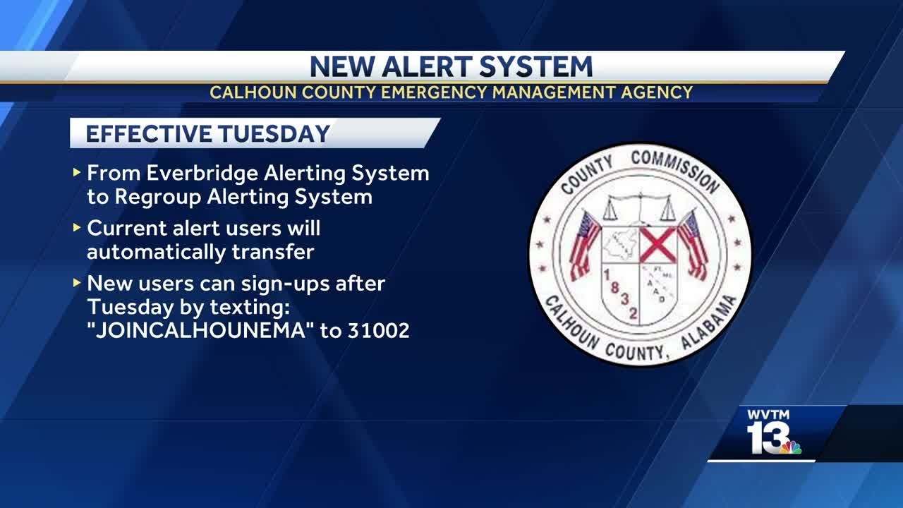 Calhoun County new alert system - YouTube