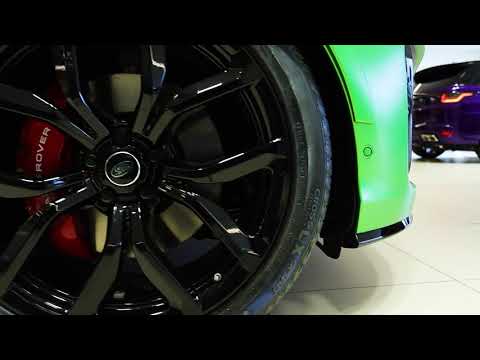 Range Rover Sport SVR in Hell Magna Satin Green - YouTube
