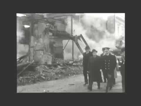 SOUTHAMPTON BLITZ: Still photos of King George VI touring Southampton ...