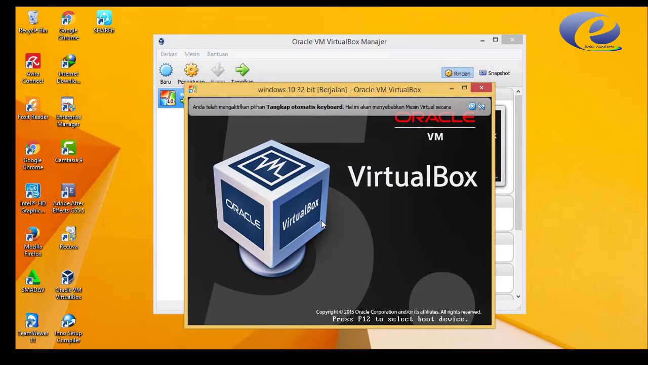 Cara menginstall windows 10 di virtualbox - YouTube