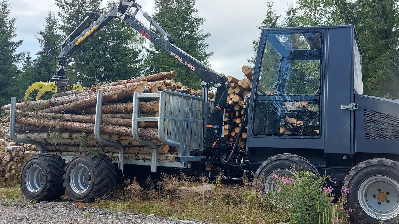 Logbullet | Our first thinning & forwarding with Megamax DONE - YouTube