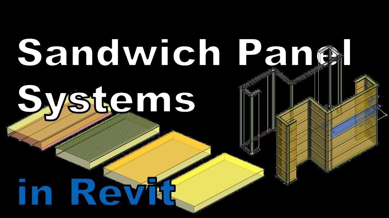 Designing sandwich panel systems in Revit - YouTube