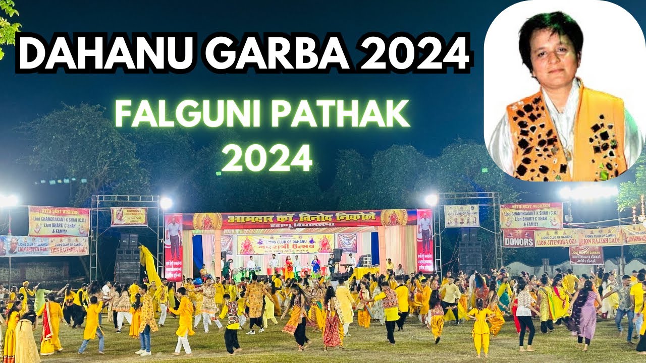 Dahanu Garba 2024||Falguni Pathak Garba 2024||Day-1||#garba # ...