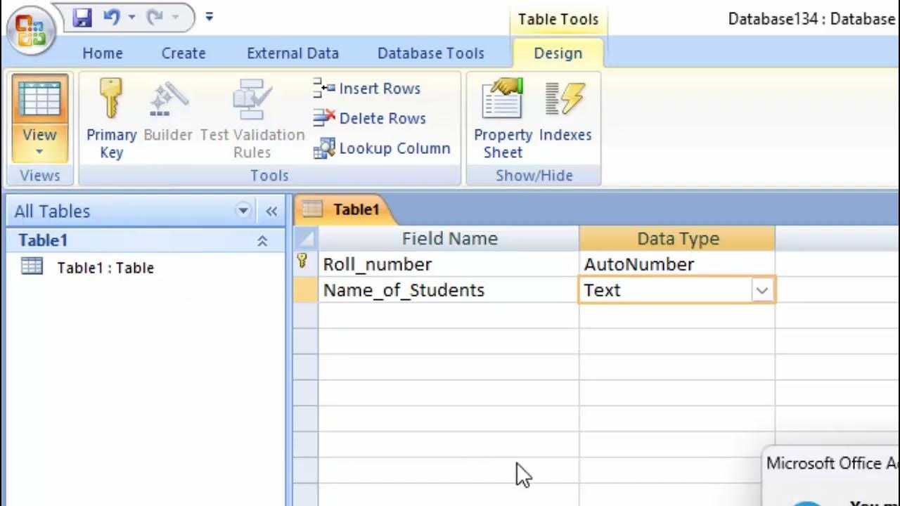 Foreign Key in Microsoft Access@COMPUTEREXCELSOLUTION - YouTube