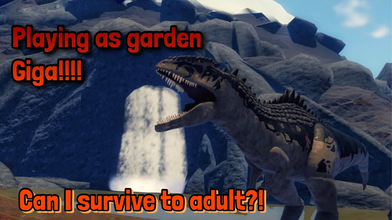HOW HARD IS IT TO SURVIVE AS GARDEN GIGA?! GROWING MY GIGA TO ADULT ...
