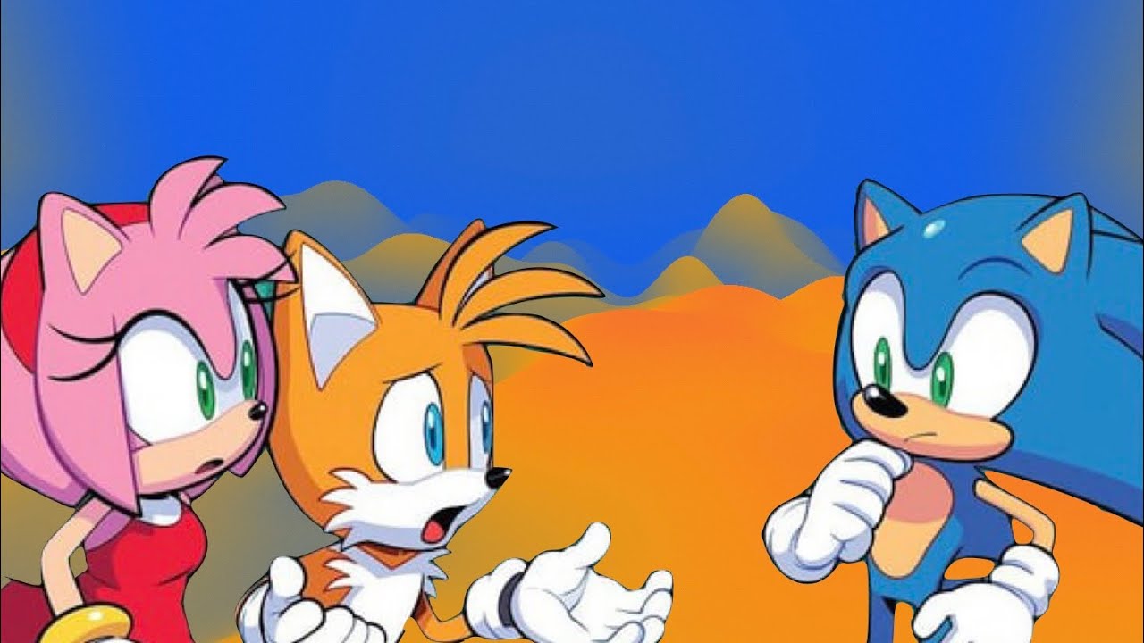 Sonic, Amy And Tails - (Sonic The Hedgehog Comic Dub) - YouTube