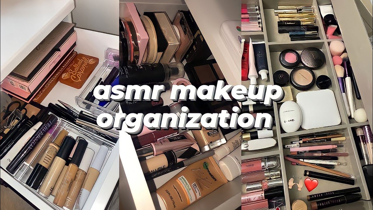 ASMR Makeup Organization | Super mesmerizing and satisfying videos # ...