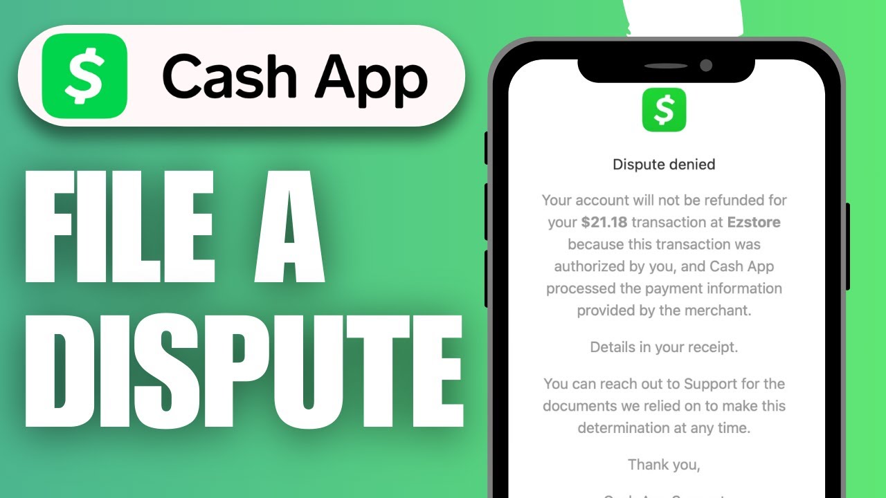 How To File a Dispute On Cash App | Easy Method - YouTube