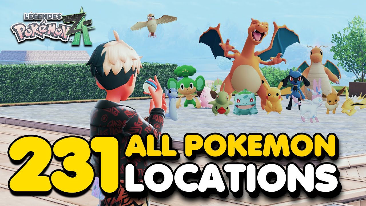 How To Get Every Pokemon In Pokemon Legends Z-A (All Pokemon Locations ...