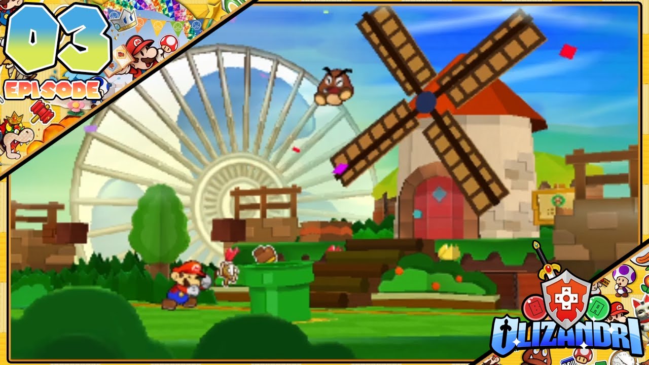 Paper Mario: Sticker Star - 1-4 Hither Thither Hill, Thing Stickers ...