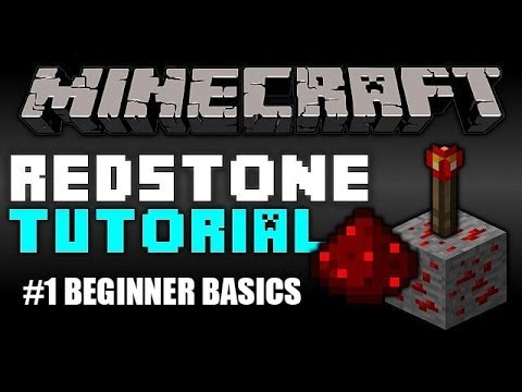 MINECRAFT: REDSTONE TUTORIALS - #1 BEGGINERS BASICS - YouTube
