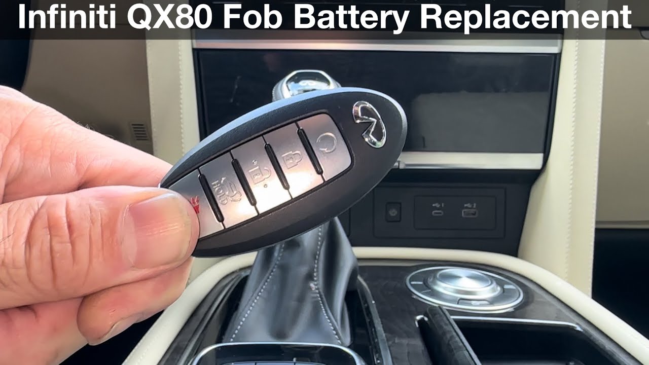 2014-2024 Infiniti QX80 Remote Key Fob Battery Replacement - YouTube
