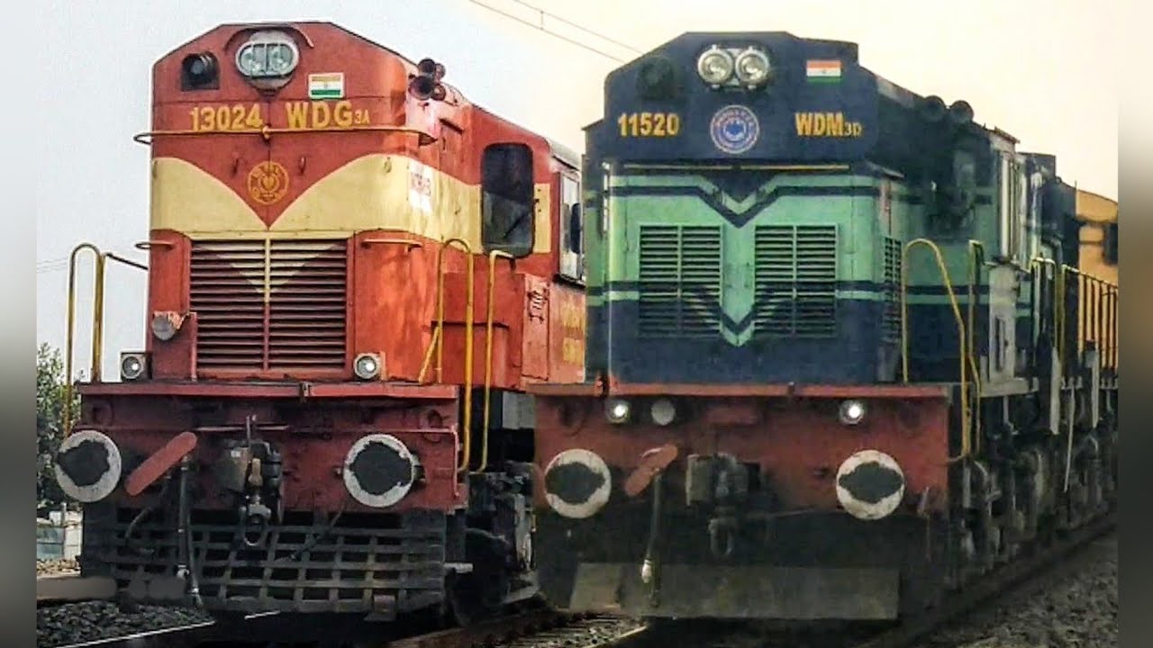 South Indian Locomotives in Northeast India || Guntakal + Golden Rock ...