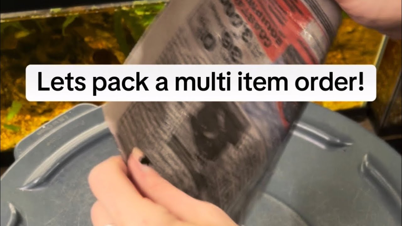 Fish order packing/how to ship fish - YouTube