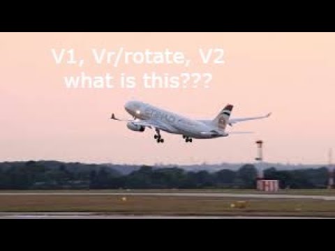 What is V1, Vr/rotate, and V2? - YouTube
