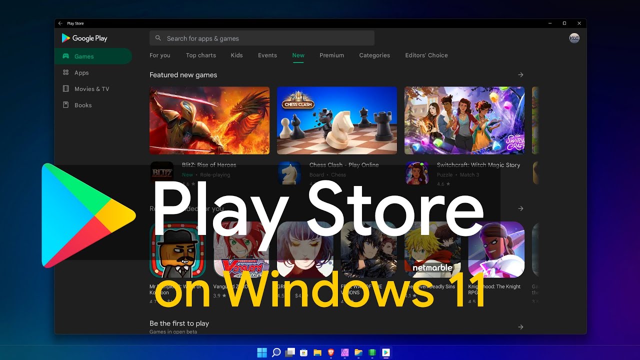 Google Play Store on Windows 11 - YouTube